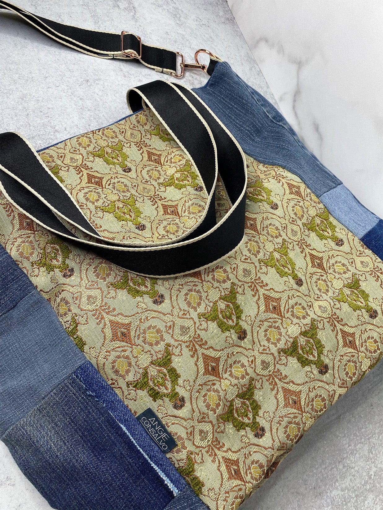 Boho Denim CarryAll – Flower Revolution